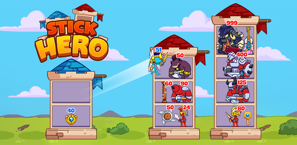 Jugar a Stick Hero: Mighty Tower Wars gratis en la PC, así es como ...